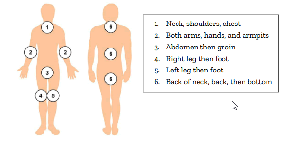 Bathe Using Cloths With Chlorhexidine Gluconate Chg Before A